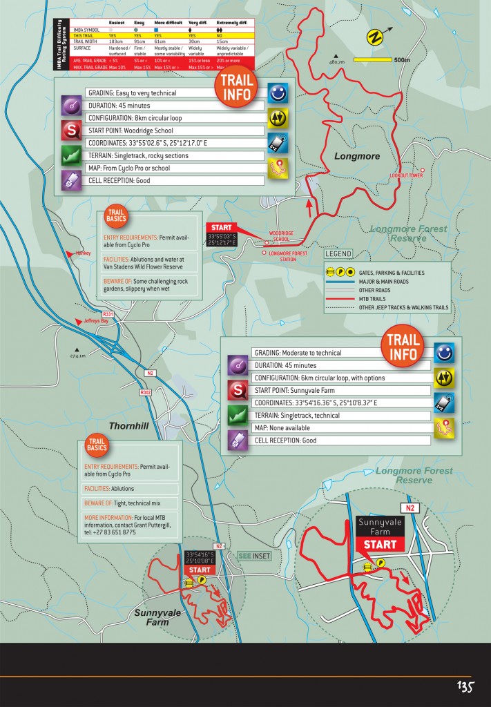 Longmore Forest Reserve EASTERN CAPE MTB ROUTES MAP – Shop2day